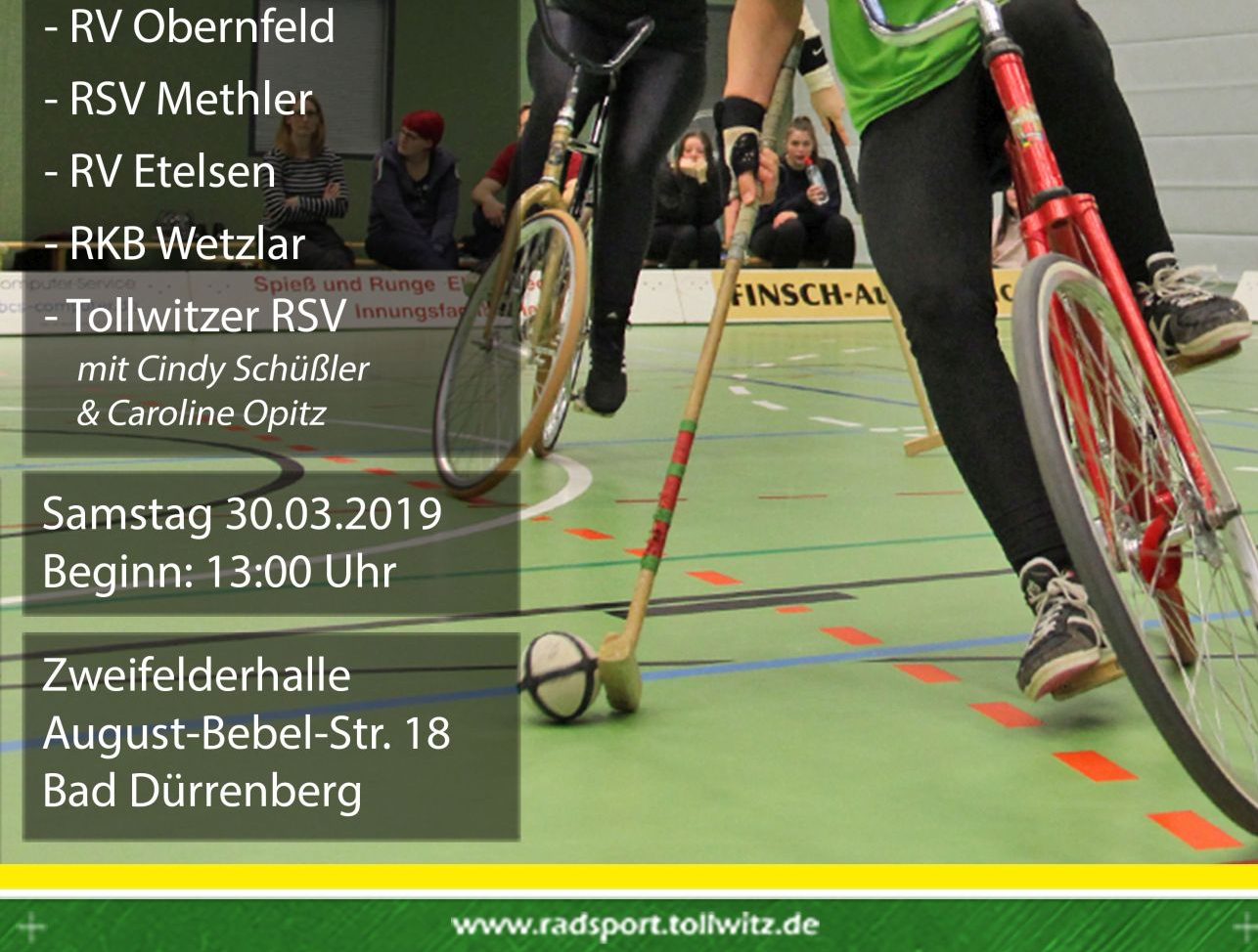 Radpolo: Tollwitz ist Gastgeber des Deutschlandpokal-Finales – Radsport SAH