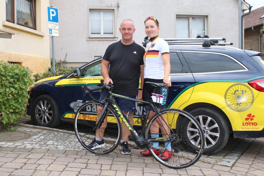 2019 DM-Berg U19w_Zdun,Anna und Kindler,Andreas – Radsport SAH