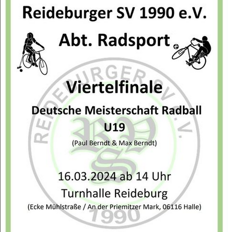 Radpolo: Reideburg sichert sich Vize-Pokalsieg – Radsport SAH